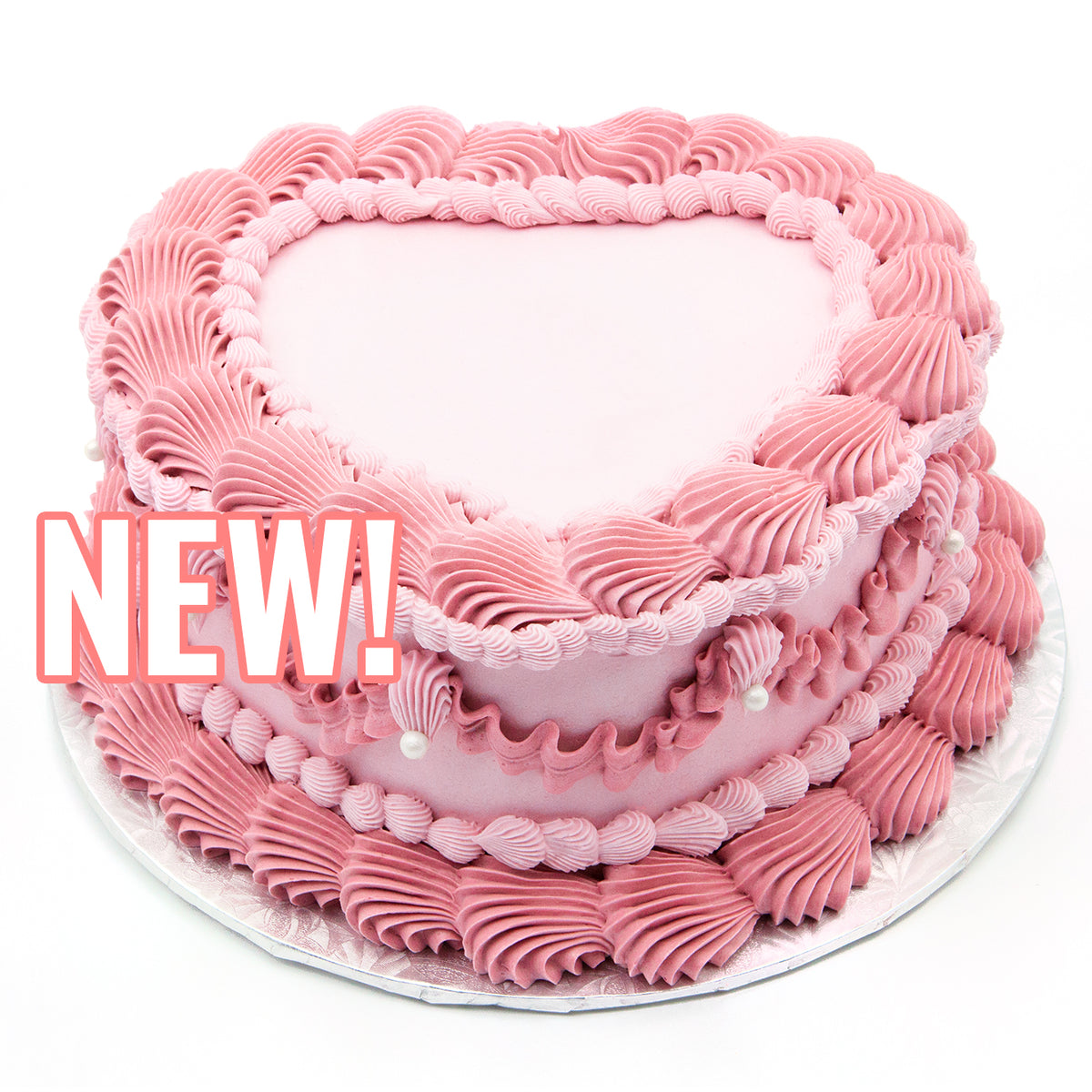 Vintage Heart Shaped Cake – Bunner's Bakeshop